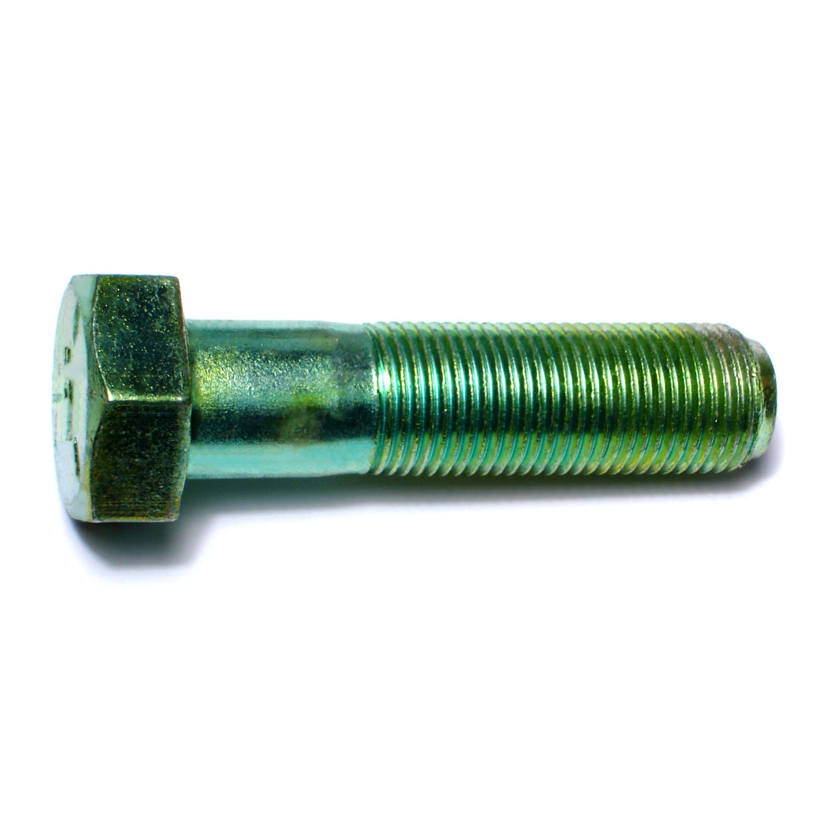 5/8"-18 x 2-1/2" Green Rinsed Zinc Grade 5 Hex Cap Screws (18 pcs ...
