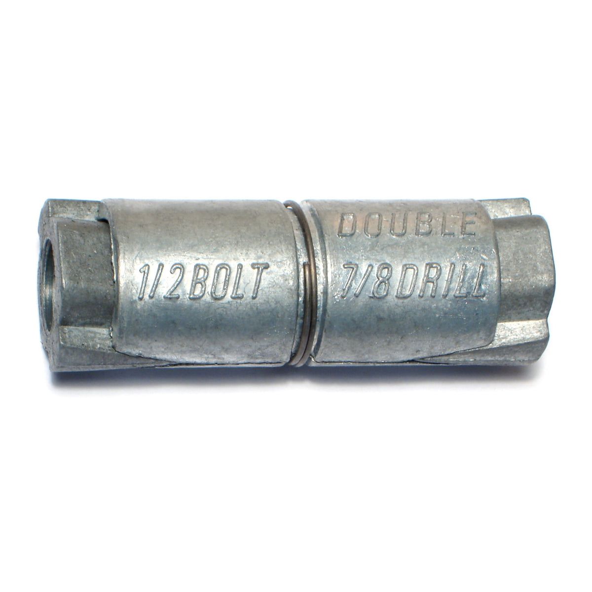 1/2" Zinc Plated Steel Double Expansion Shields (25 pcs.) — MonsterFastener