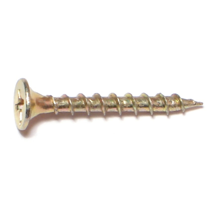 #6 x 1-1/4" Zinc Plated Steel Coarse Thread Phillips Bugle Head All Pu ...