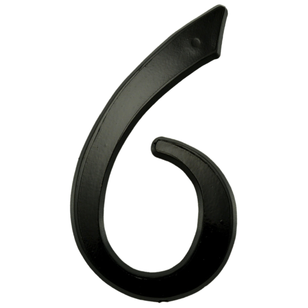4" - "6" Black Plastic Reflective House Numbers — MonsterFastener