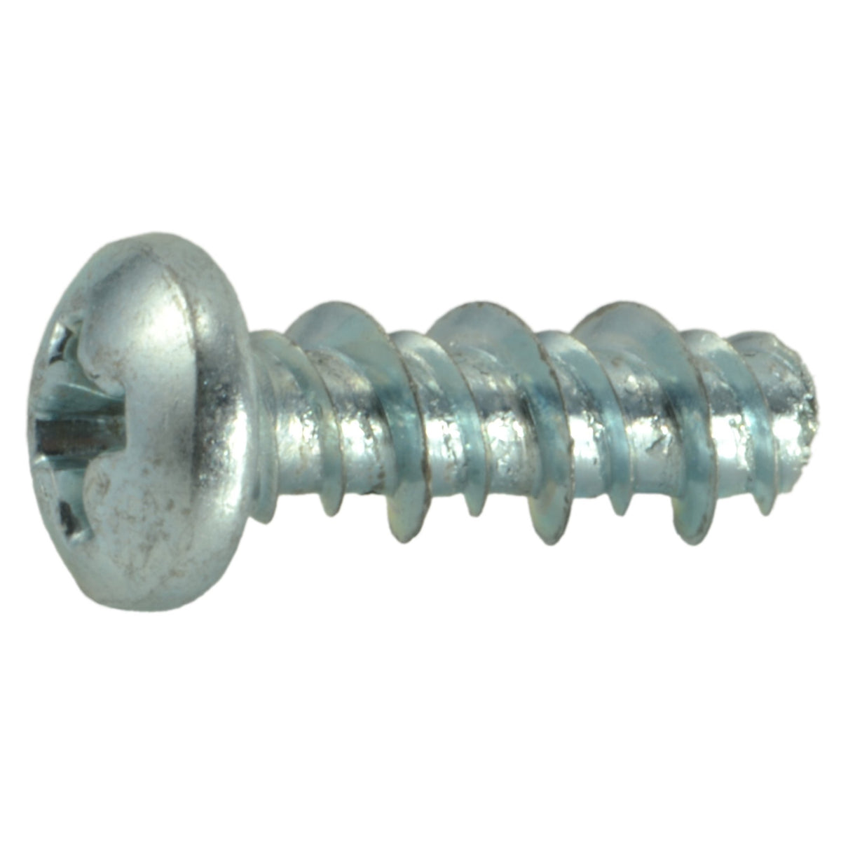 #8 x 1/2" Zinc Plated Steel Phillips Pan Head Hi-Lo Screws (45 pcs ...