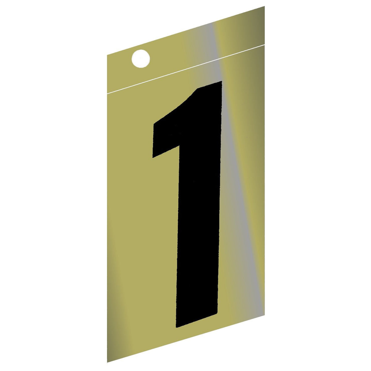 3" - 1 Slanted Gold Numbers — MonsterFastener