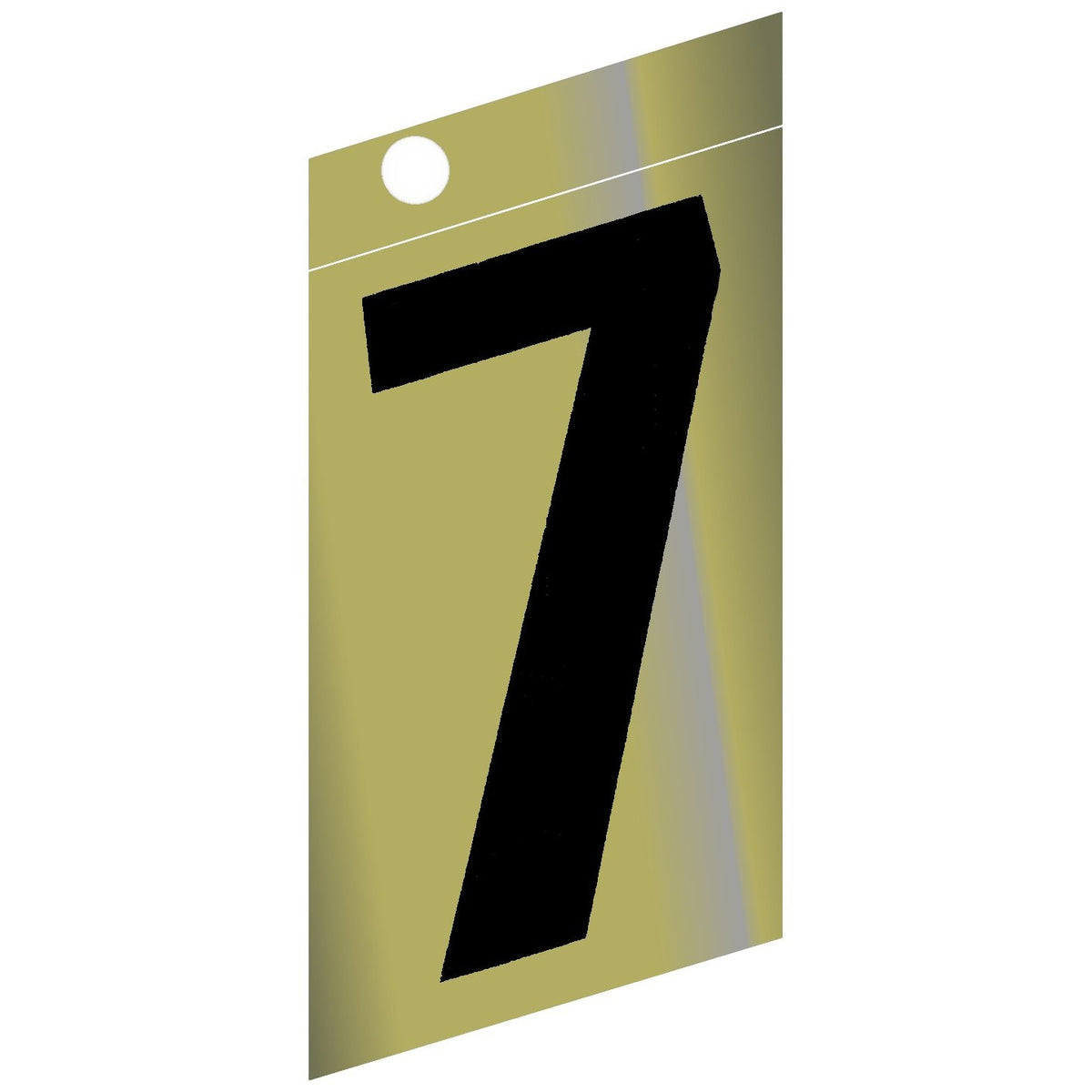 3" - 7 Slanted Gold Numbers — MonsterFastener
