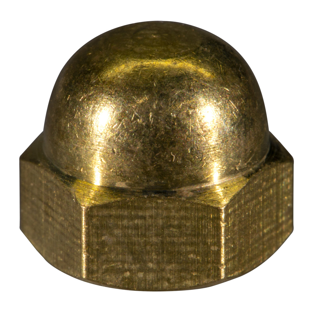 #10-32 Solid Brass Fine Thread Acorn Cap Nuts — MonsterFastener