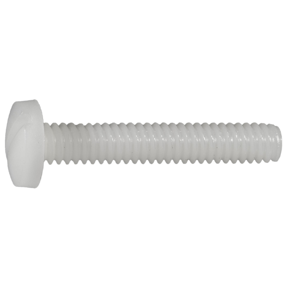 1/4"-20 x 1-1/2" Nylon Plastic Slotted Binding Machine Screws (12 pcs ...