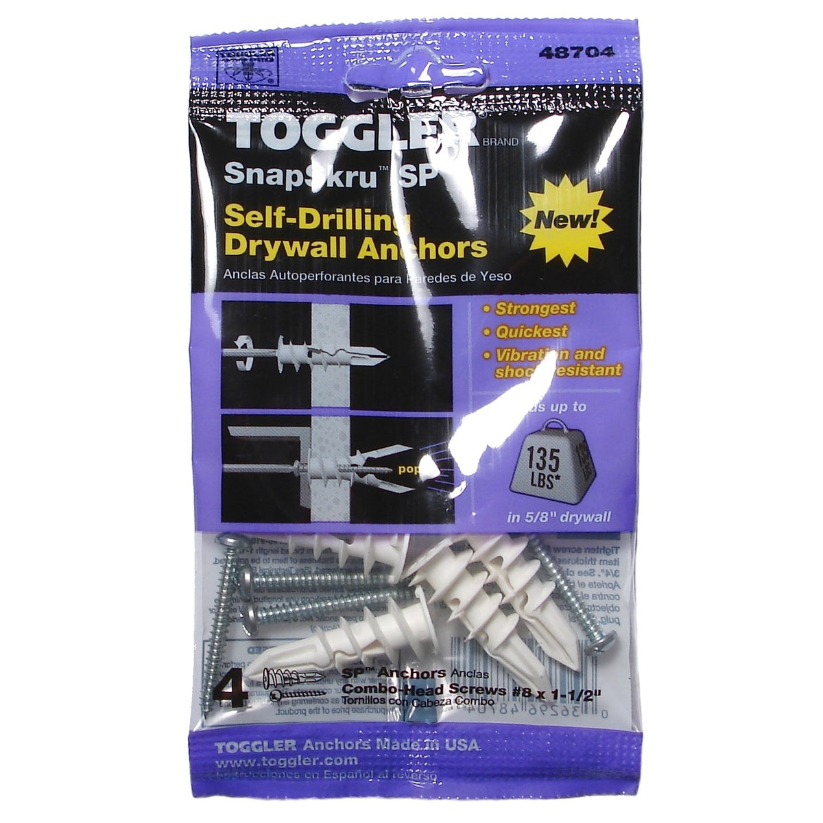 3/8" to 5/8" Toggler SnapSkru's — MonsterFastener
