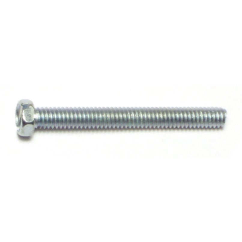 #8-32 x 1-1/2" Zinc Plated Steel Coarse Thread Slotted Indented Hex ...