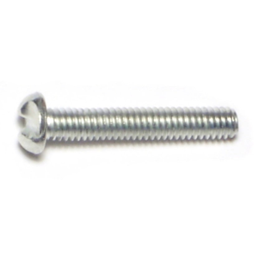 #8-32 x 1" Zinc Slotted One-Way Round Head Screws (20 pcs ...
