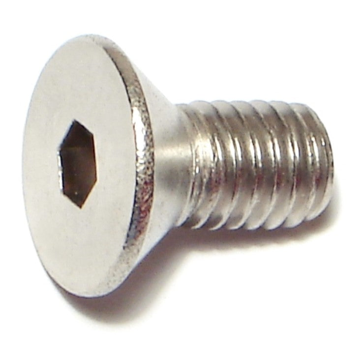 3/8"-16 x 3/4" 18-8 Stainless Flat Head Socket Cap Screws (10 pcs ...