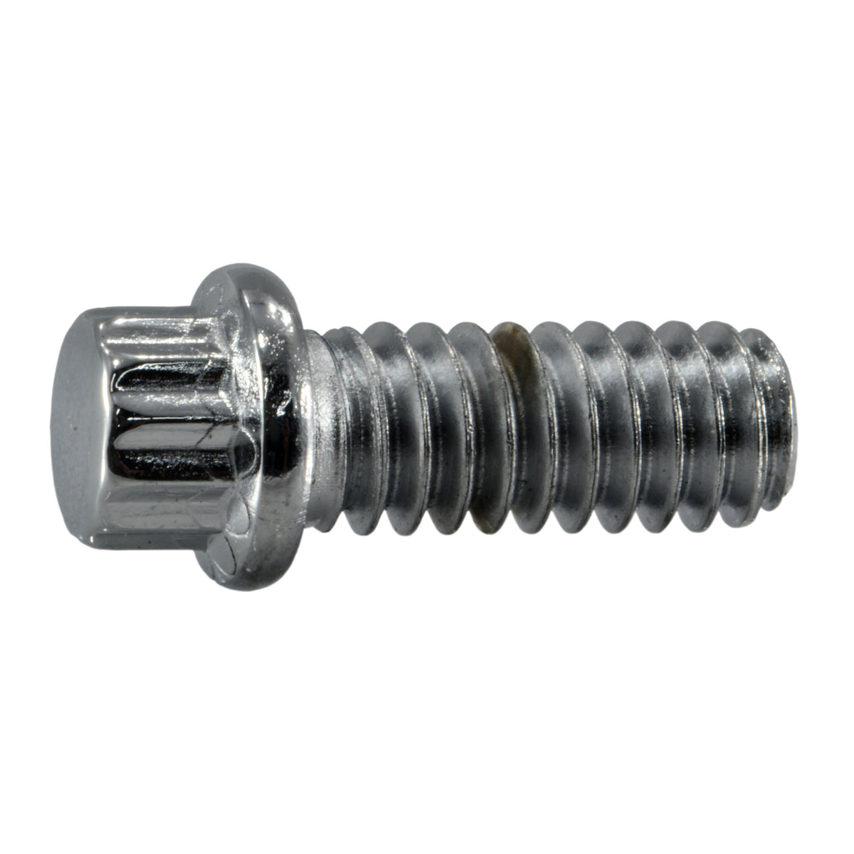 1/4"-20 x 5/8" Chrome Flange Head 12-Point Cap Screws (10 pcs ...