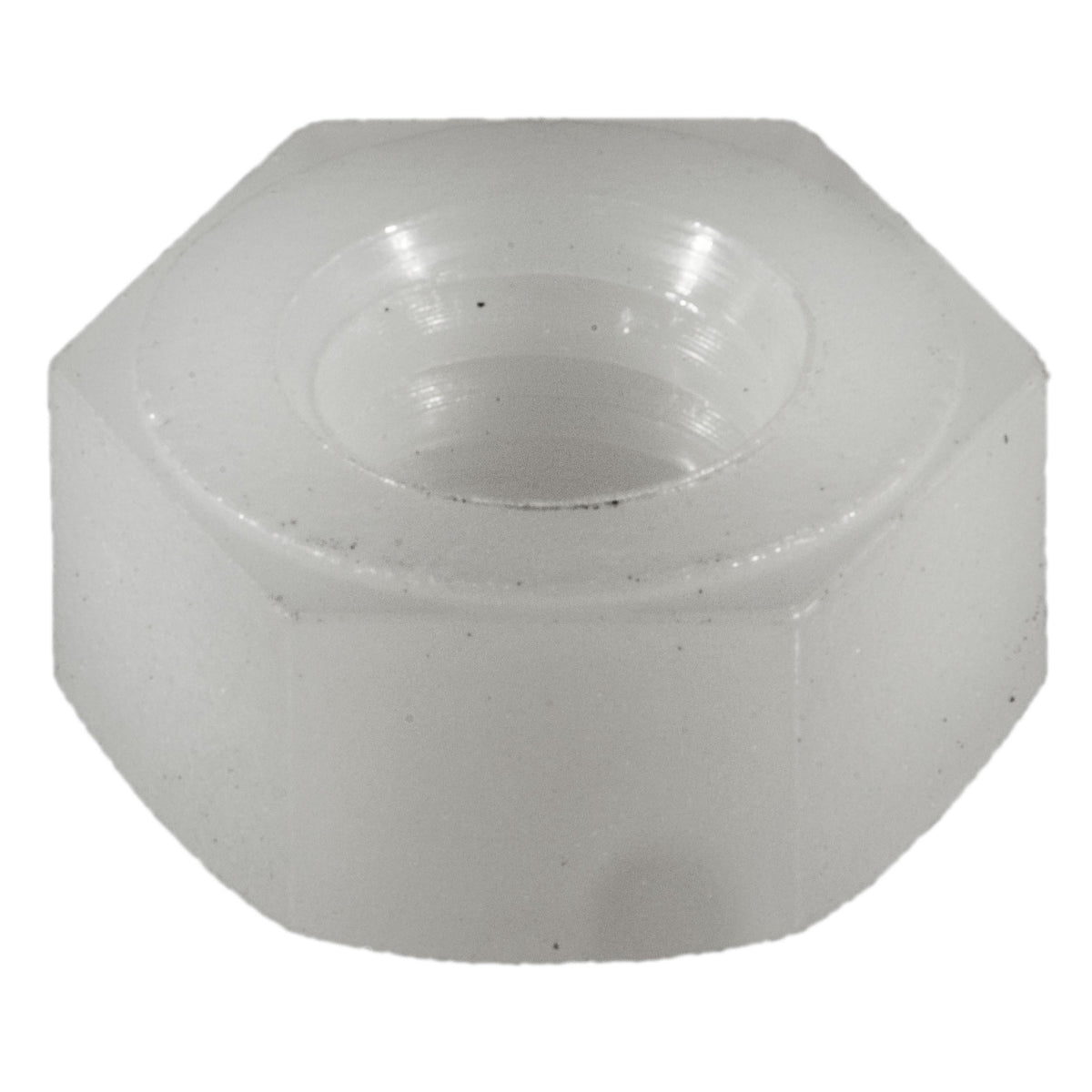 1/4"-20 Nylon Plastic Coarse Thread Hex Nuts (25 pcs.) — MonsterFastener