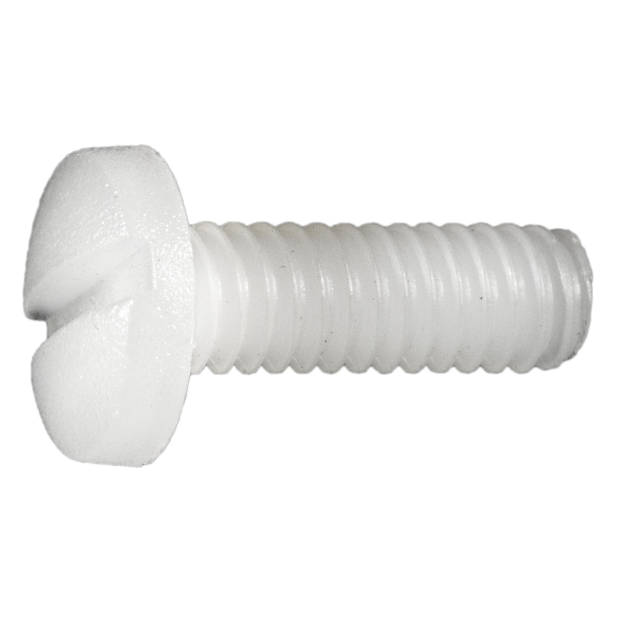 #8-32 x 1/2" Nylon Plastic Slotted Binding Machine Screws (20 pcs ...