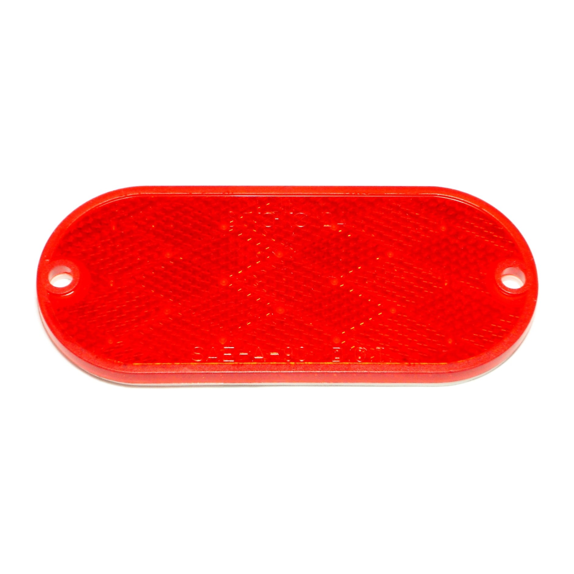 4-3/8" x 1-7/8" Red Plastic Reflectors with Mounting Holes (5 pcs ...