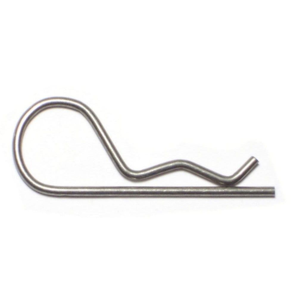 .072" x 1-7/8" 18-8 Stainless Steel Hitch Pin Clips (8 pcs ...