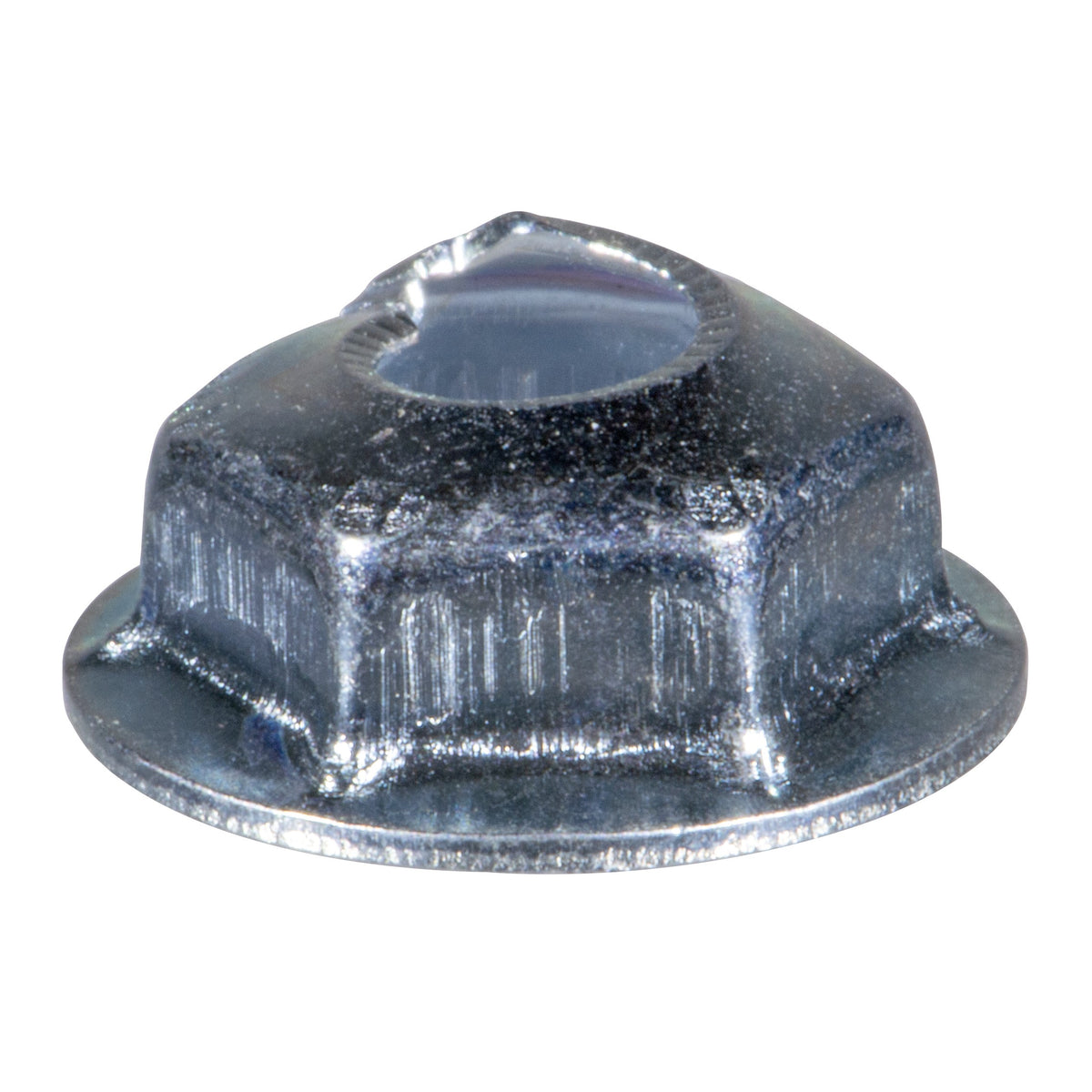 1/4"-20 x 19/32"Zinc Plated Steel Coarse Thread Washer Lock Nuts (10 p ...