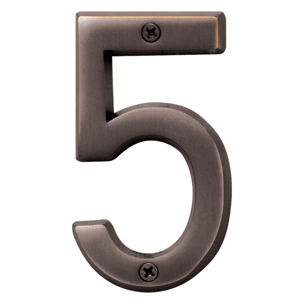 4" Old World Bronze Number 5 (3 pcs.) — MonsterFastener
